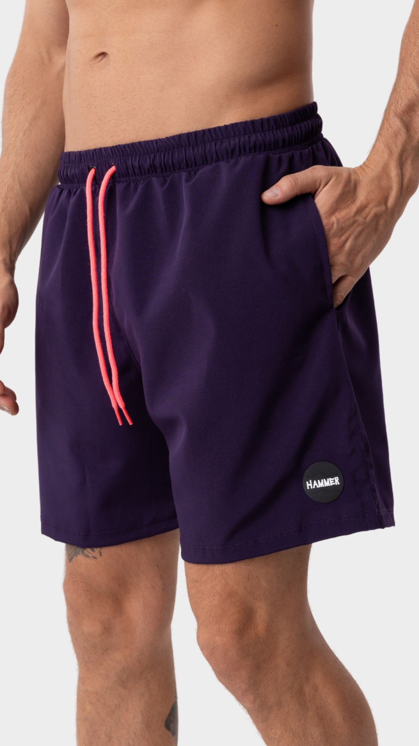 Bermuda Tactel Com Elastano Carbono Masculino - Hammer Roupas Masculinas